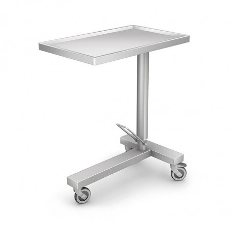 Table Mayo hydraulique 360° en inox - Néohm